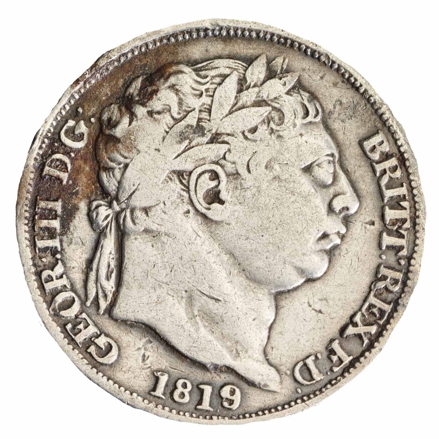 1819 George III Sixpence