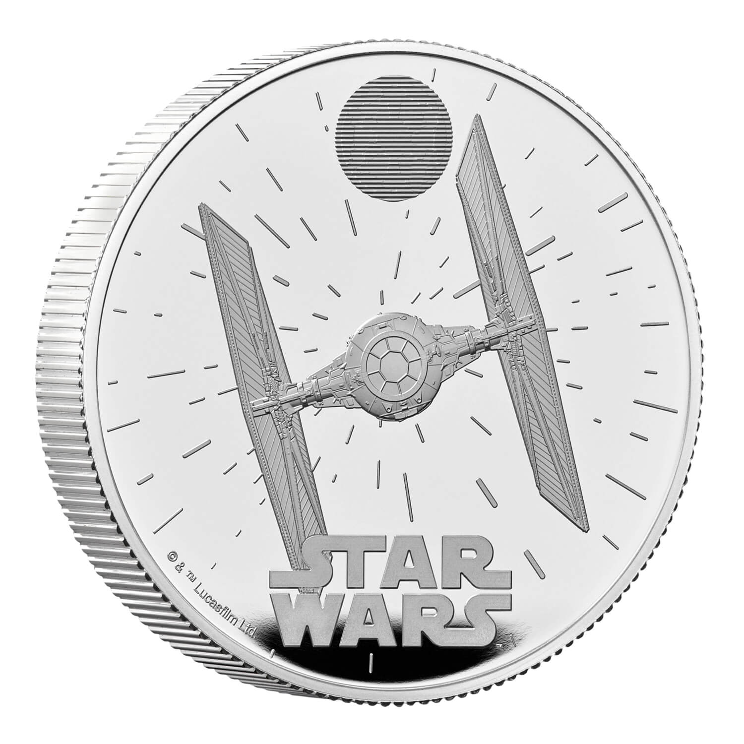 Star Wars TIE Fighter 2024 UK 2oz Silver Proof Coin | The Royal Mint